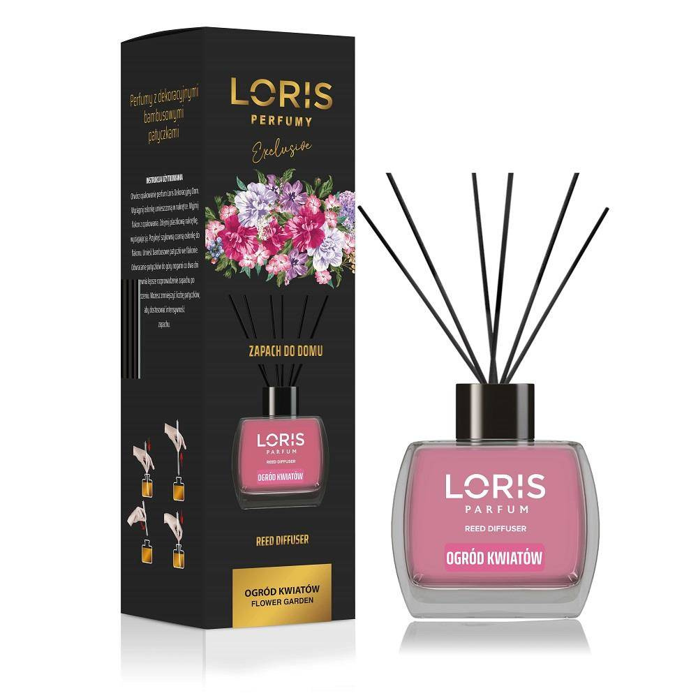 LORIS Reed Diffuser dyfuzor zapachowy z patyczkami Ogród Kwiatów 120ml ...
