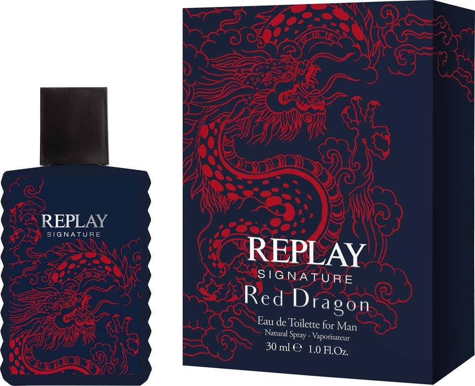 REPLAY Signature Red Dragon EDT 30ml - Pachnidełko