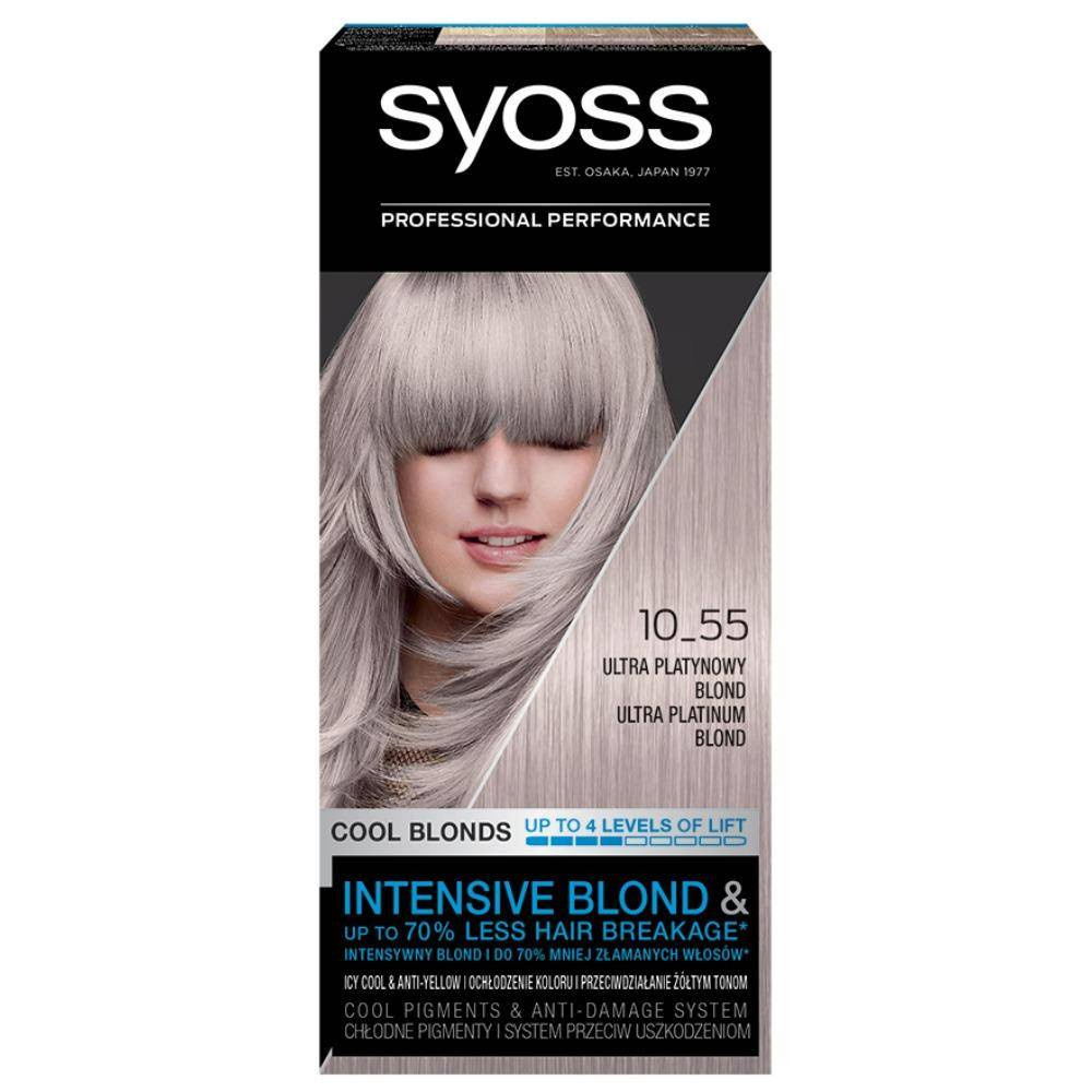 SYOSS Permanent Coloration 10-55 Ultra Platinowy Blond - Pachnidełko